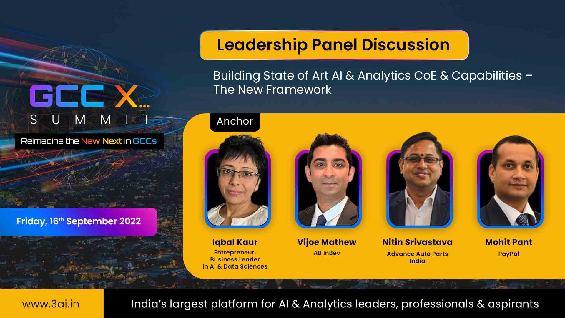 3AI - AI | Analytics | Thought Leadership | Networking | Networking