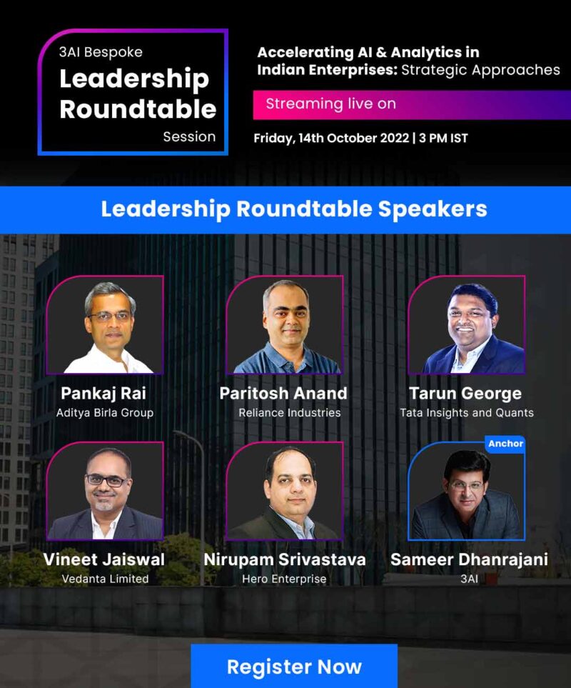 3AI – India's largest platform for AI & Analytics leaders ...