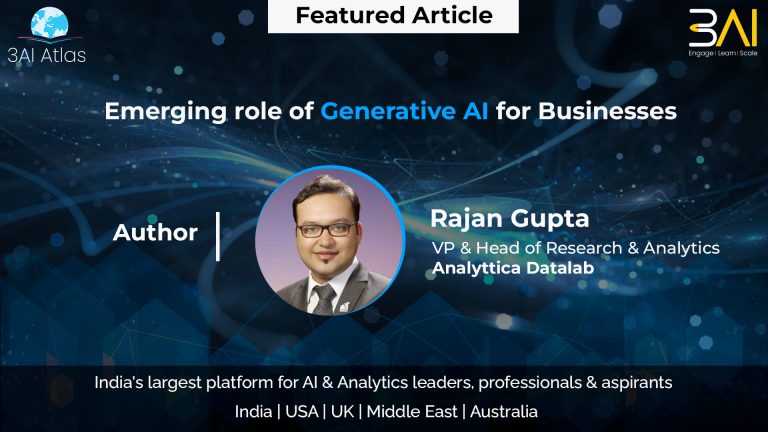 Emerging role of Generative AI for Businesses - 3AI